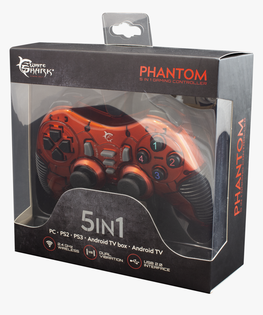 White Shark Game Pad Gpw 2021 Pantheon Wireless, HD Png Download ...