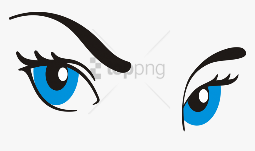 Free Png Download Cartoon Eye With Eyebrow Png Images, Transparent Png ...