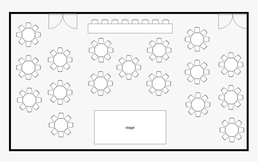 Event Hall Seating Plan, HD Png Download , Transparent Png Image - PNGitem