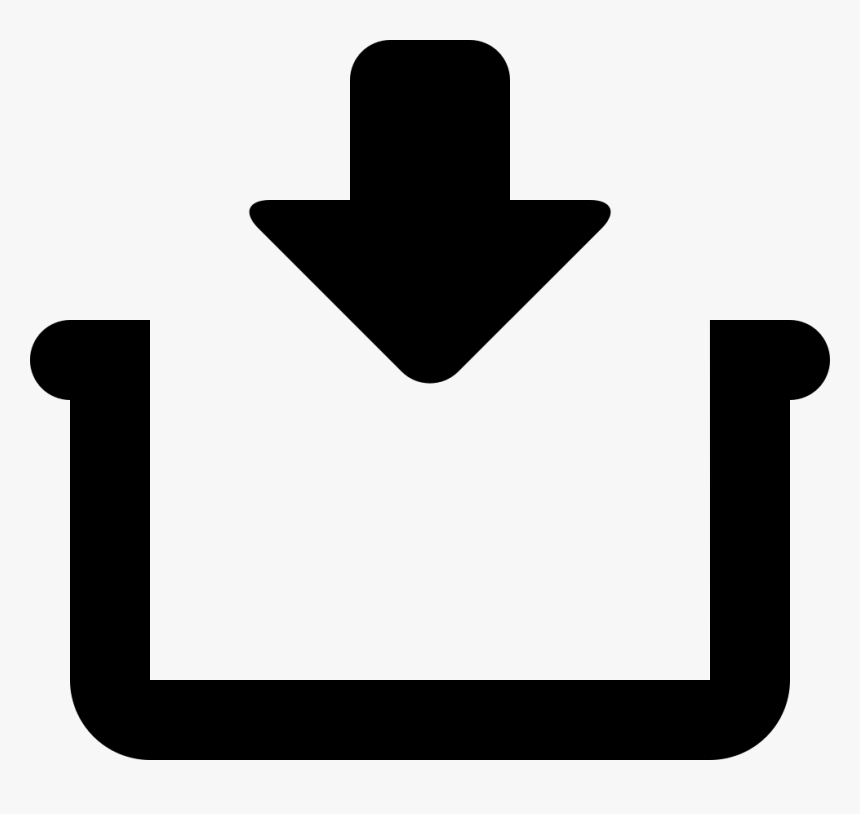 Arrow Pointing Down A Container - Box With Arrow Pointing Down, HD Png ...