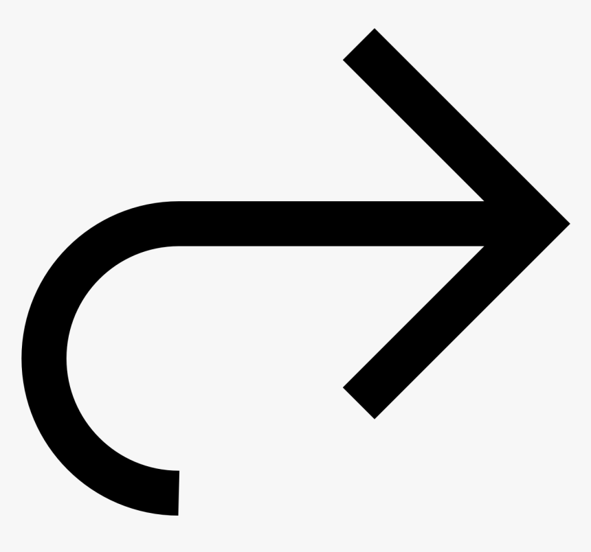 Arrow Icon Black Free - Reply Arrow, HD Png Download , Transparent Png ...