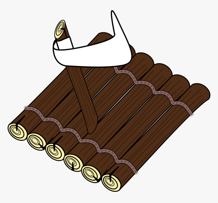 Wooden Raft Clipart Free - Wooden Raft Clipart, HD Png Download ...