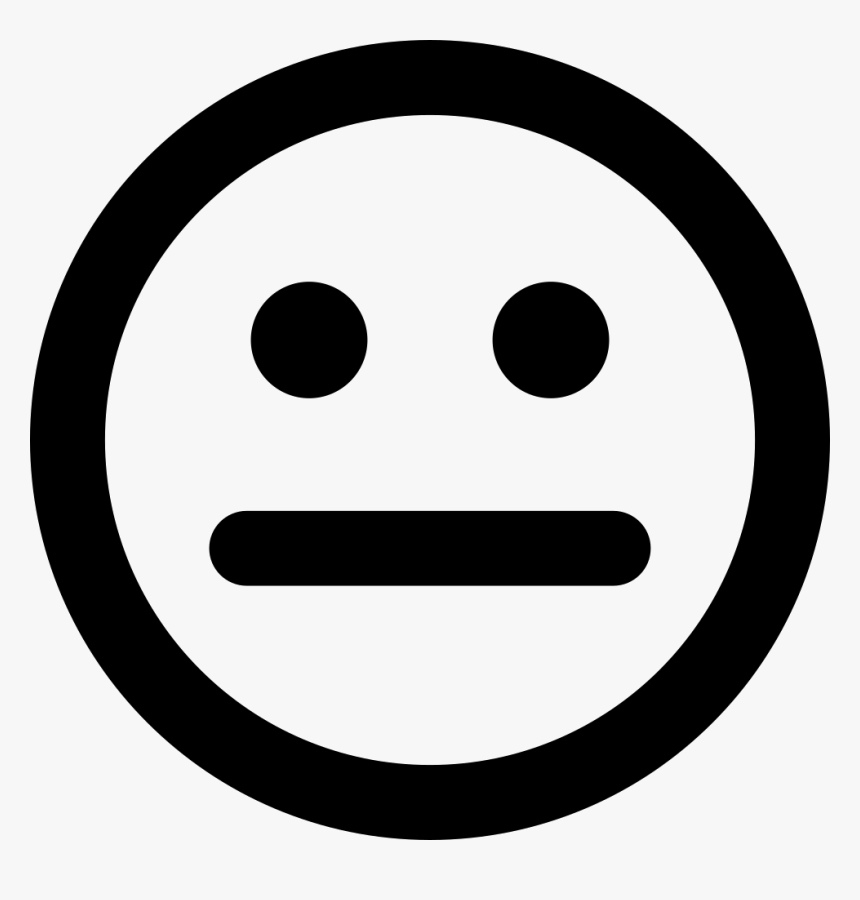 Clip Art Serious Emoticon - Serious Icon Png, Transparent Png ...