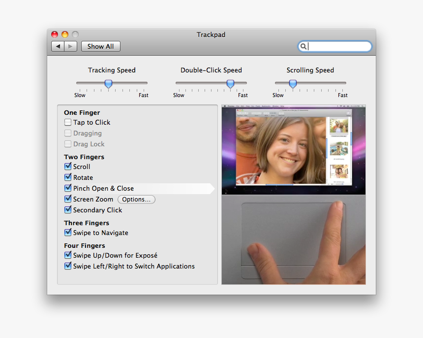 Glasstackpad - Macbook Pro Trackpad Preferences, HD Png Download ...