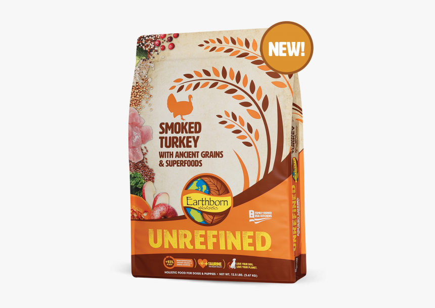 Smoked Turkey Bag - Earthborn Unrefined, HD Png Download , Transparent ...