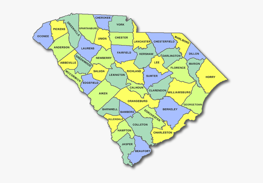 Picture - South Carolina Counties, HD Png Download , Transparent Png ...