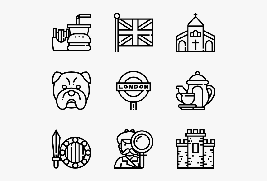 English Symbol - Design Icon, HD Png Download , Transparent Png Image ...