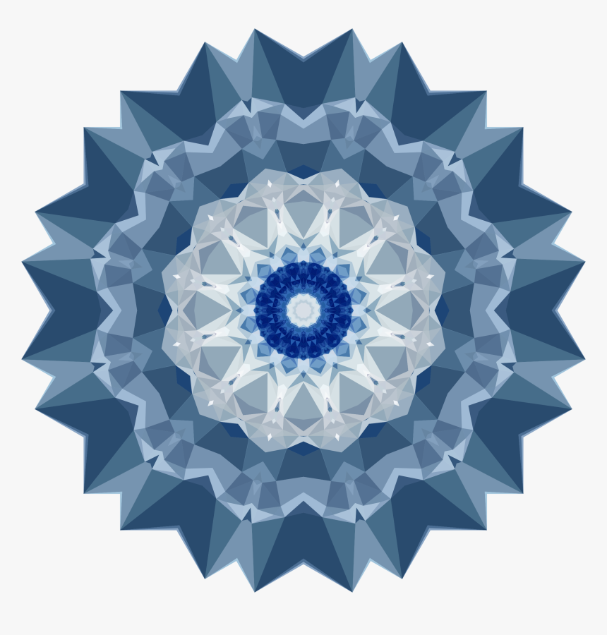 Transparent Low Poly Png - Low Poly Mandala, Png Download , Transparent ...