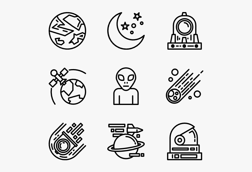 Space And Cosmic - Bill Of Quantities Icon, HD Png Download ...