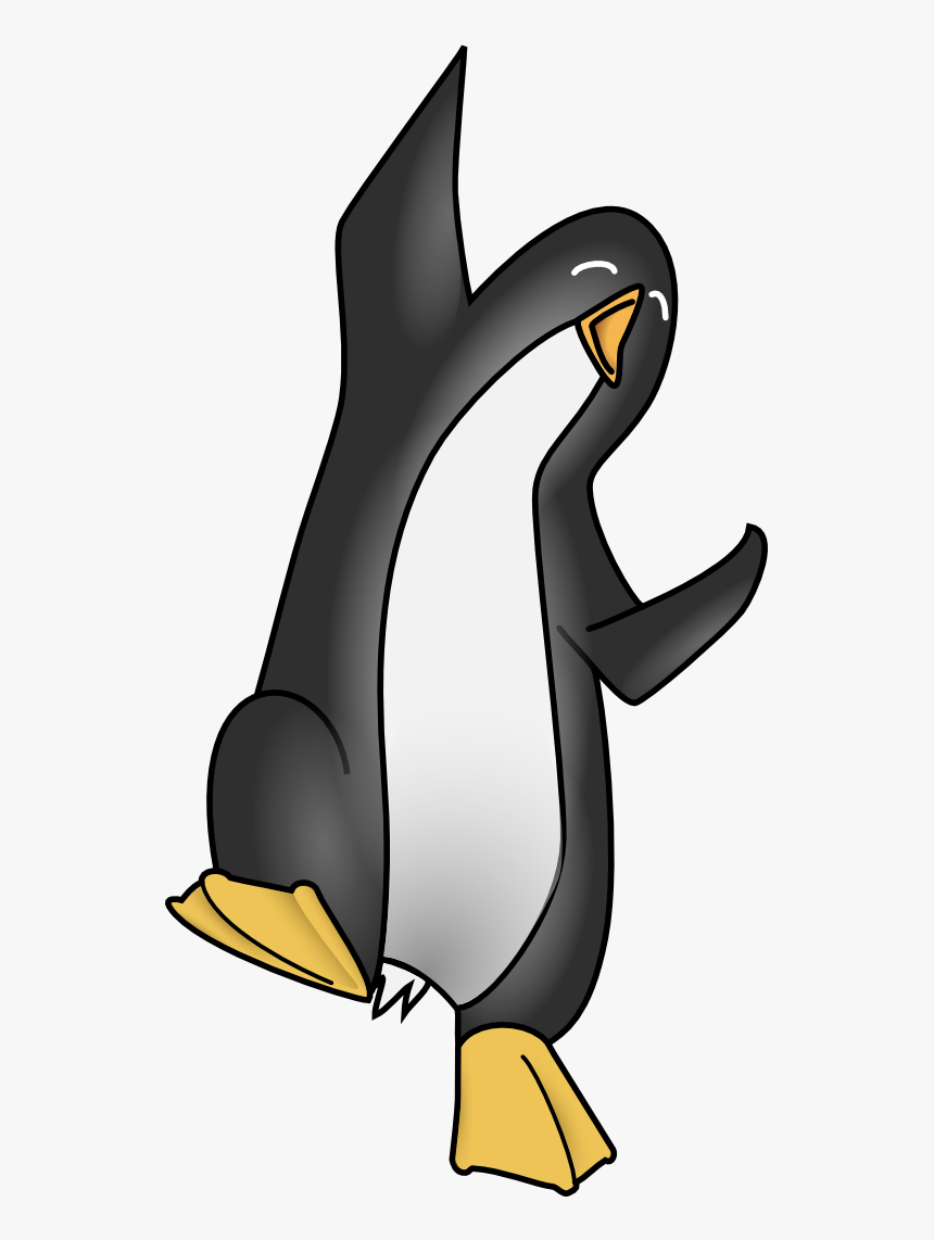 Mbtwms Penguin Linux Art 555px - Penguin Dancing Png, Transparent Png ...