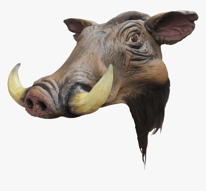 Wild Boar Costume Head Mask - Wild Boar Mask, HD Png Download ...