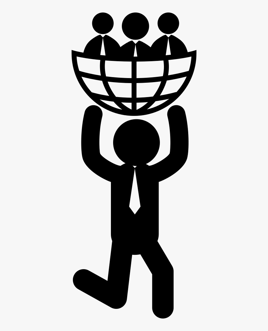 Man Carrying World Icon, HD Png Download , Transparent Png Image - PNGitem