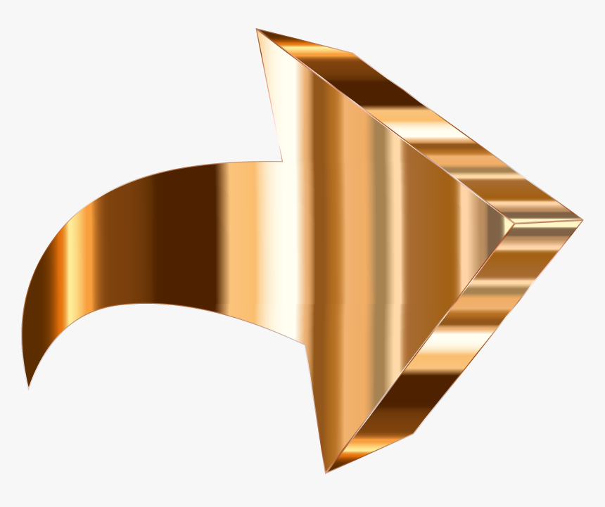 Computer Icons Computer Graphics Computer Animation - Gold 3d Arrow Png ...