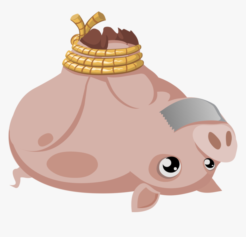 Transparent Wild Boar Clipart - Hog Tied Pig, HD Png Download ...