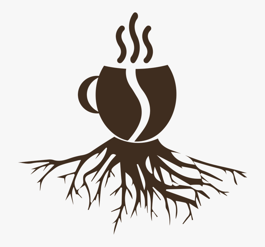 Coffee, Cup, Drink, Roots, Cafe, Hot, Grain, Caffeine - Tree With Roots ...