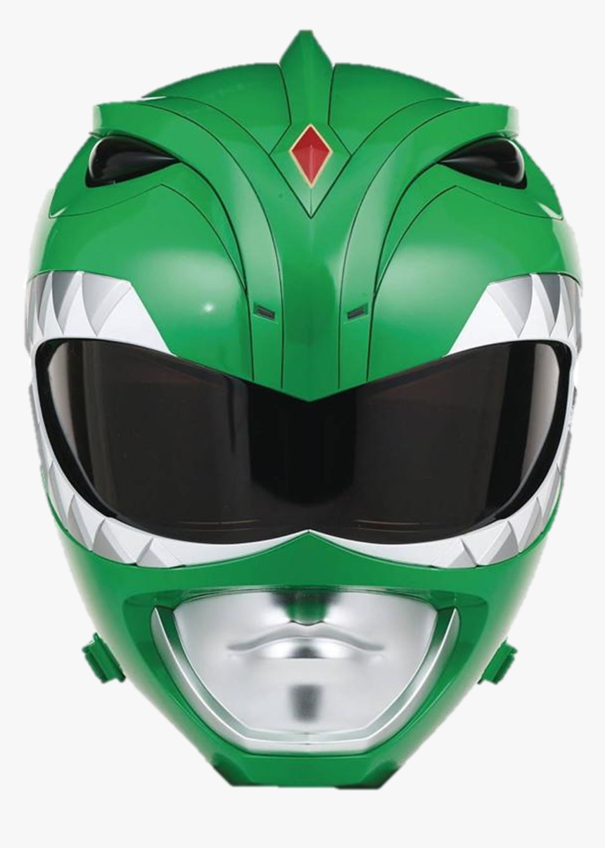 Mighty Morphin Green Ranger Helmet , Png Download, Transparent Png ...