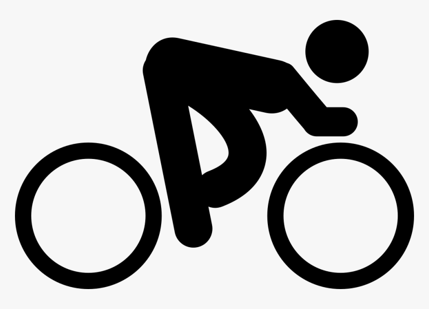 Person Riding A Bike Icon, Hd Png Download, Transparent Png ...