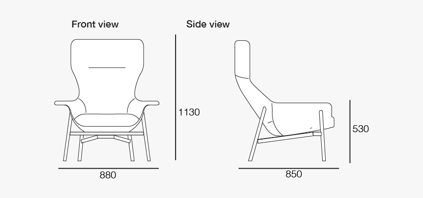 Chair Front View Png, Transparent Png , Transparent Png Image - PNGitem