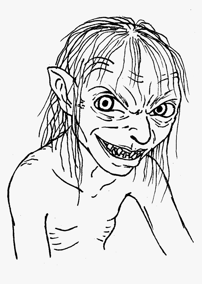 Gollum By Predaguy, HD Png Download , Transparent Png Image - PNGitem