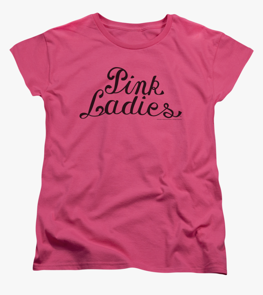 Womens Pink Ladies Logo Grease Shirt , Png Download, Transparent Png ...
