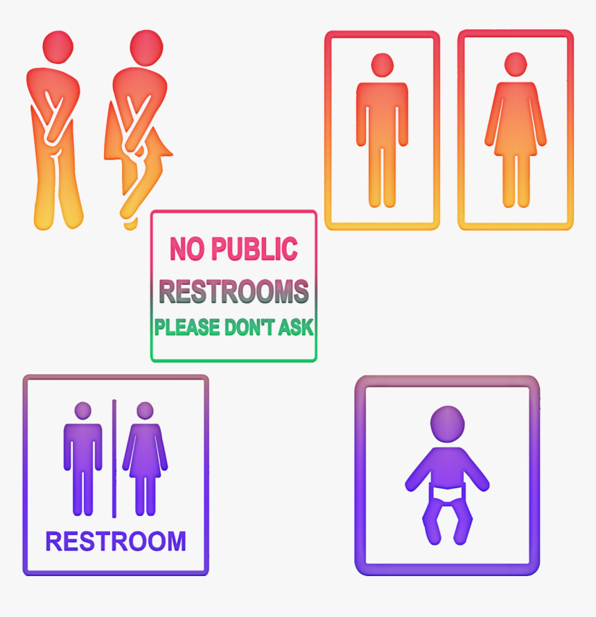 Restroom Sign Png, Transparent Png , Transparent Png Image - PNGitem