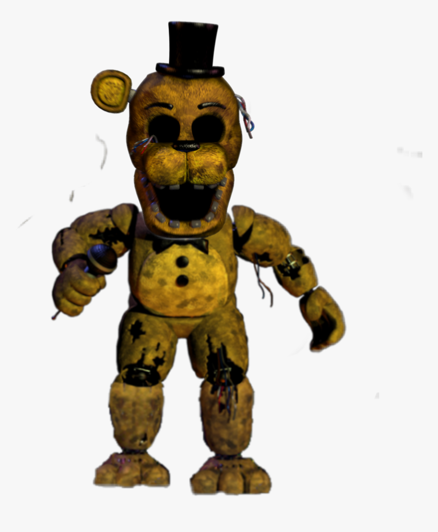 #stand Up Withered Golden Freddy, HD Png Download , Transparent Png ...