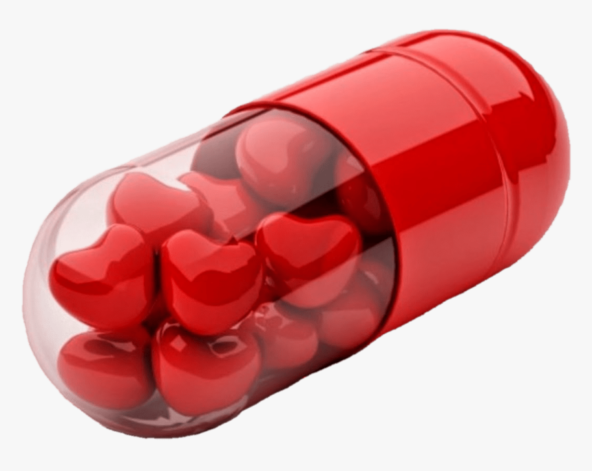 Download The Above Love Capsule Red, Simple Image And, HD Png Download ...