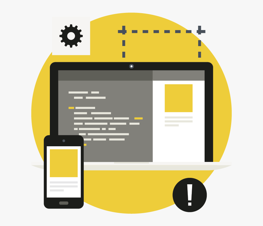 Graphic Of Laptop And Mobile Phone, HD Png Download , Transparent Png ...