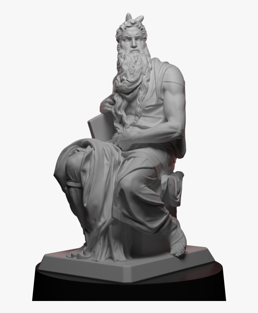 Moses By Michelangelo, HD Png Download , Transparent Png Image - PNGitem