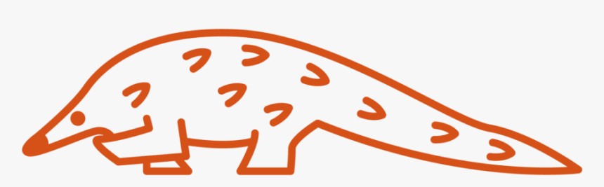 Pangolin Emoji, Line Icon, HD Png Download , Transparent Png Image ...