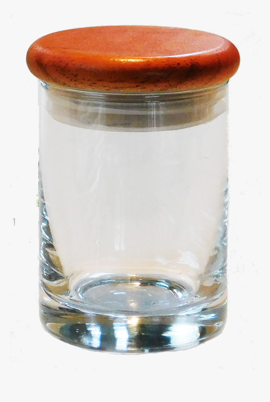 3oz Glass Jar/wood Lid/clear Seal (72 Jars Per Case), HD Png Download ...
