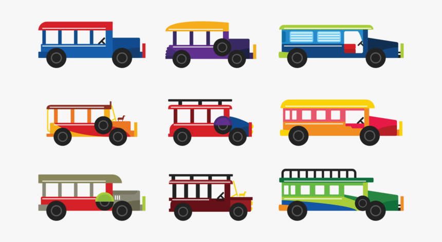 Jeepney Vector, HD Png Download , Transparent Png Image - PNGitem