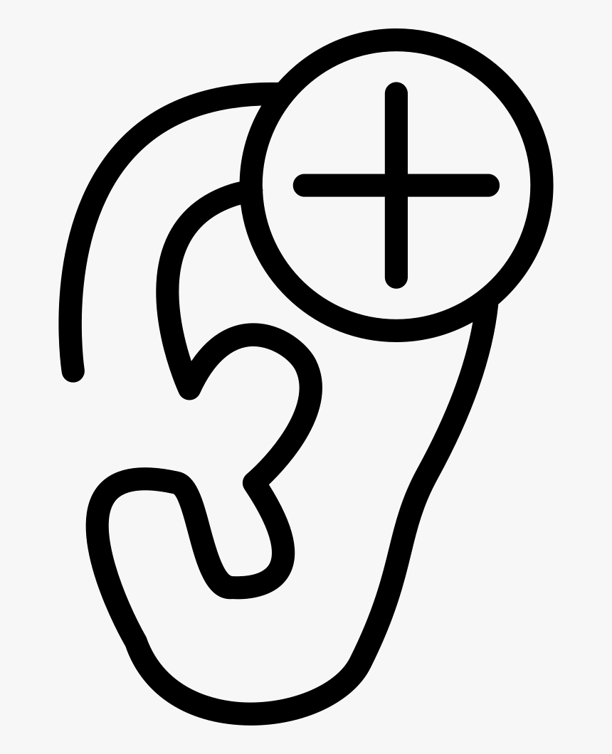 Ear Increase Audio Symbol, HD Png Download , Transparent Png Image ...