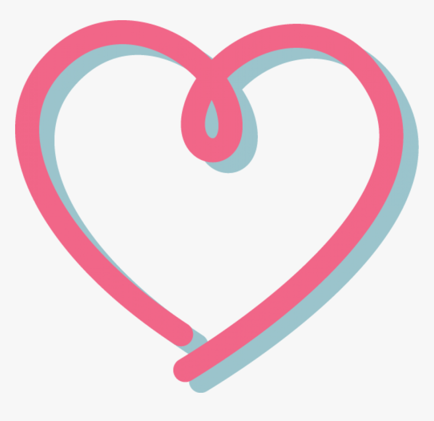 Heart Outline Pink Png Image, Transparent Png , Transparent Png Image ...