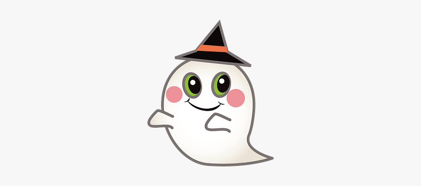 Ghost Halloween Clipart, HD Png Download , Transparent Png Image - PNGitem