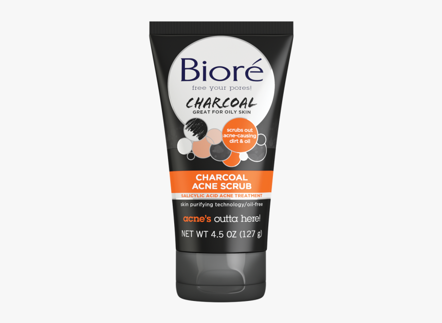 Bioré Charcoal Acne Scrub Honest Review, HD Png Download , Transparent ...