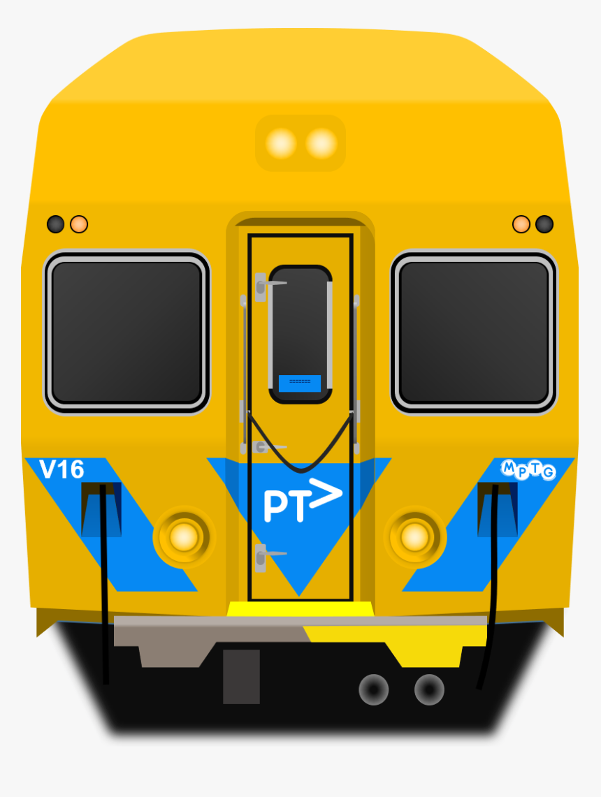 Sydney Trains V Set In The Blue Ptv Livery Front, HD Png Download ...