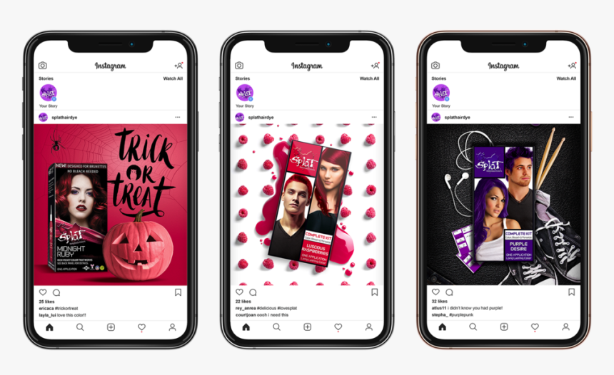 Splat Instagram Mock, HD Png Download , Transparent Png Image - PNGitem