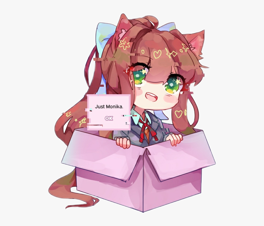 #monika #ddlc #dokidoki #monikasad #justmonika #anime, HD Png Download ...
