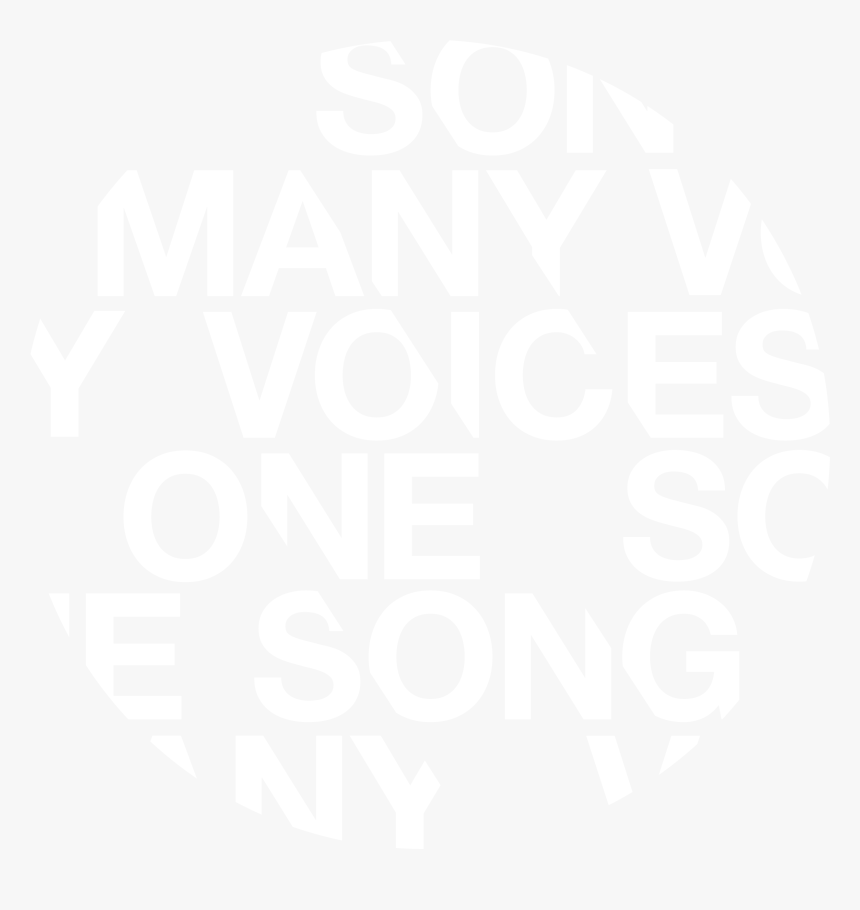 Many Voices, One Song, HD Png Download , Transparent Png Image - PNGitem