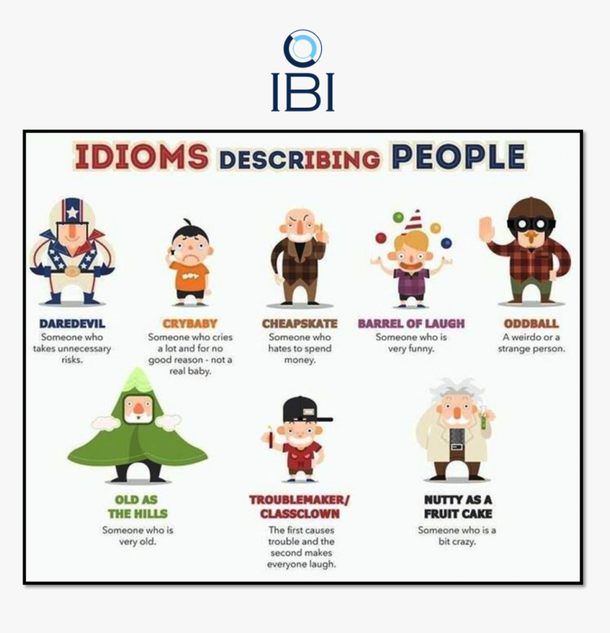 Describing People Idioms, HD Png Download , Transparent Png Image - PNGitem