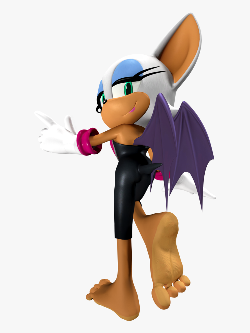 [3d] Rouge S Shiny Soles By Feetymcfoot, HD Png Download , Transparent ...