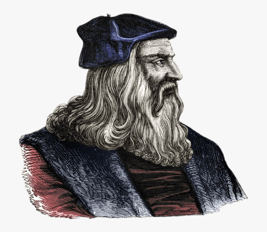 Leonardo Da Vinci Transparent Background, HD Png Download , Transparent ...