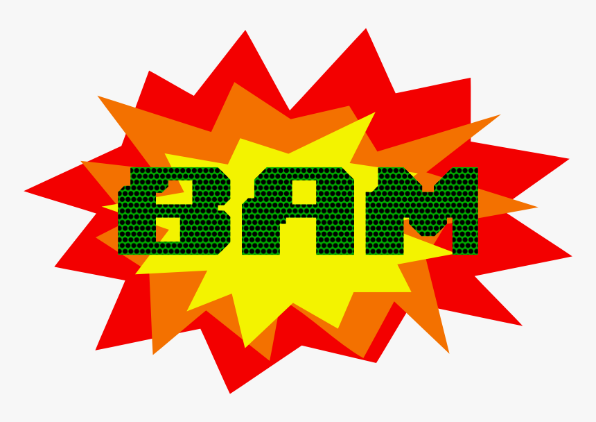 This Png File Is About Boom , Bang , Text , Sound Effect - Bam Emeril ...