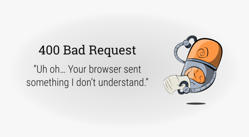 400 Bad Request - Cartoon, HD Png Download , Transparent Png Image ...