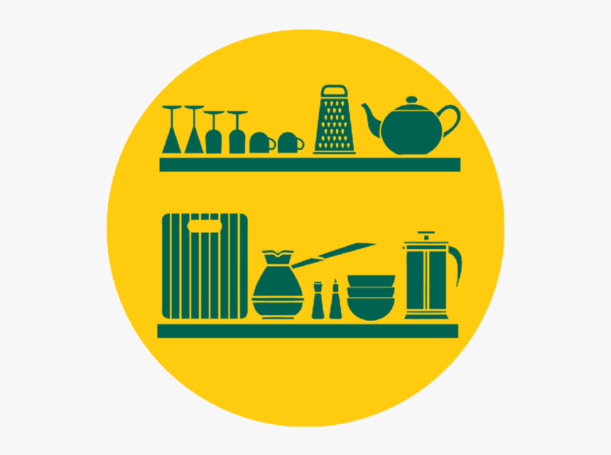 Kitchen Icons Round Picture Class - Kitchen Icon Round, HD Png Download ...