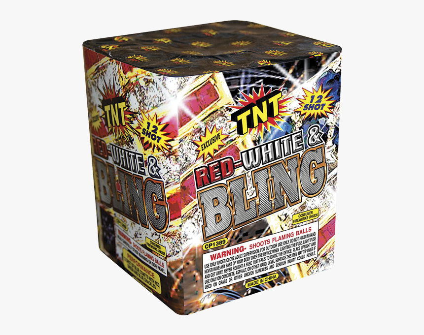 Large - Red White Boom Tnt Fireworks, HD Png Download , Transparent Png ...