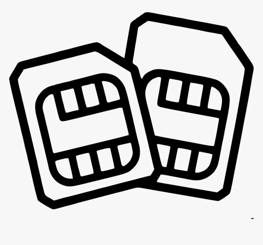 Card, Cell, Icons, Mobile, Phone, Sim, Simple, Symbols - Sim Card ...