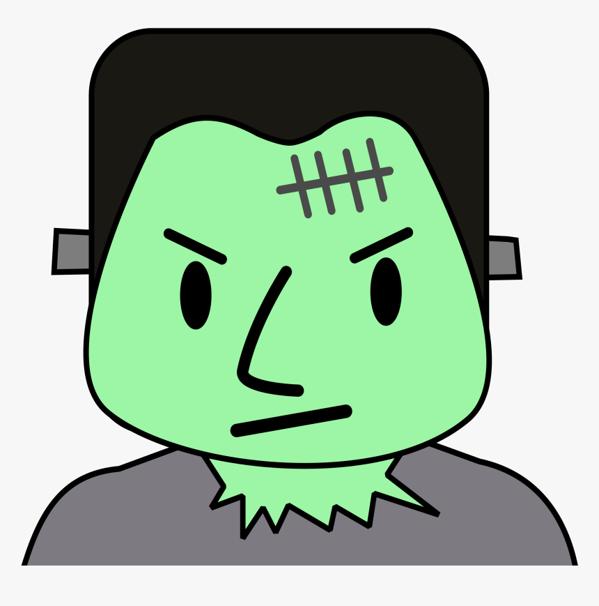 Frankenstein Face Clip Art
