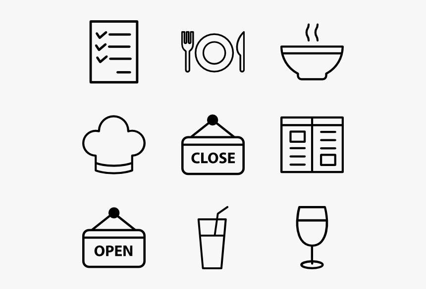 Restaurant - Icons Png, Transparent Png , Transparent Png Image - PNGitem